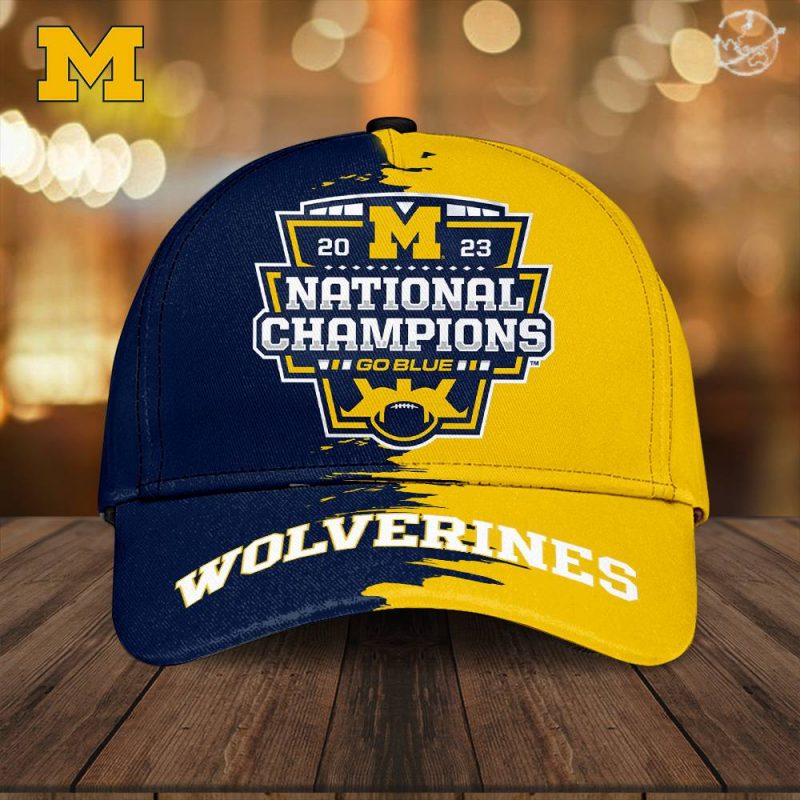 Michigan Wolverines Football National Champions 2024 Go Blue Cap ...