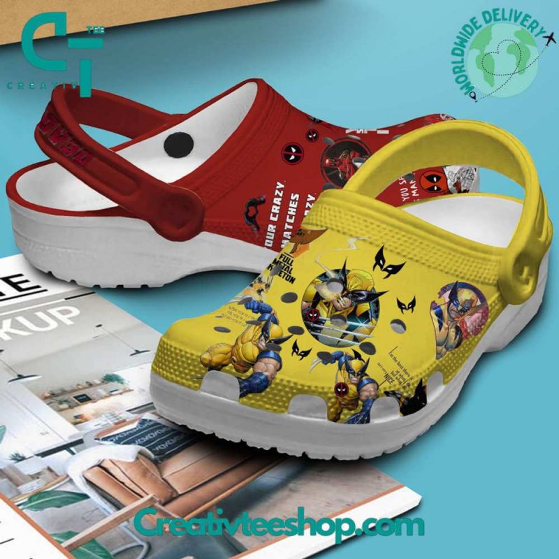 Deadpool x Wolverine Crocs Shoes - Creativteeshop