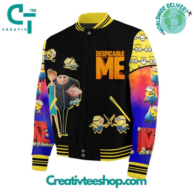 Despicable Me Minions Baseball Jacket - Creativteeshop