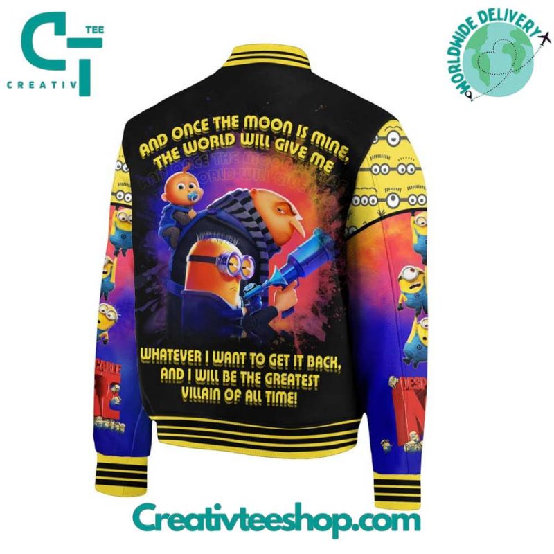 Despicable Me Minions Baseball Jacket - Creativteeshop