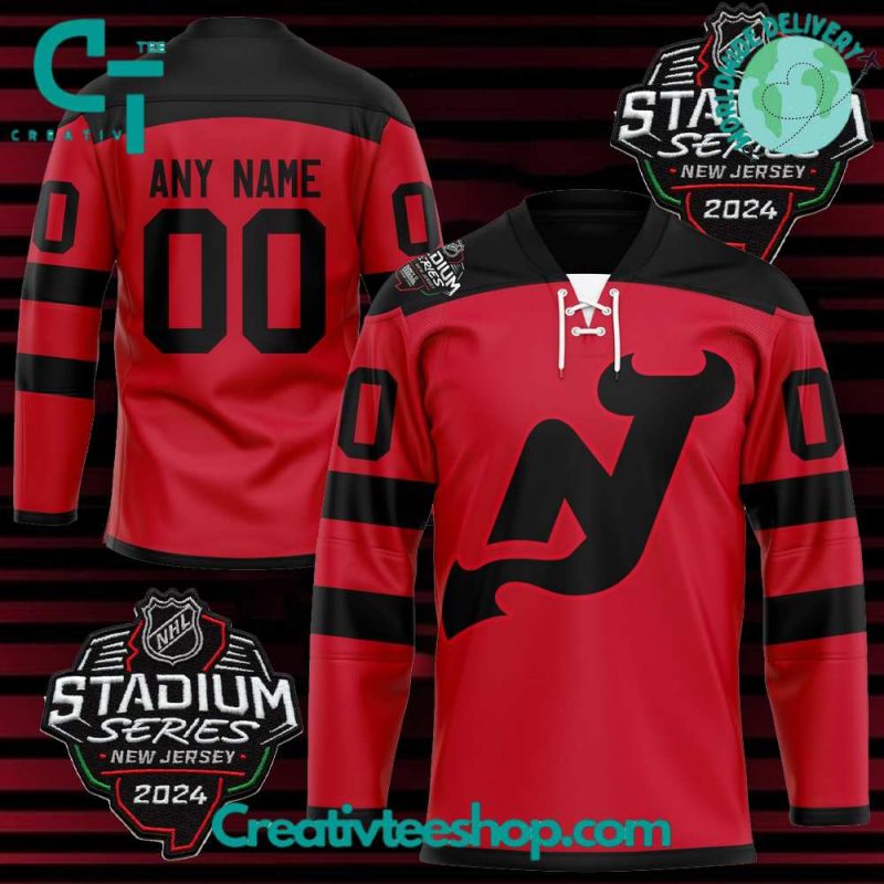 New Jersey Devils Personalized 2024 Stadium Series Hockey Jersey - Creativteeshop