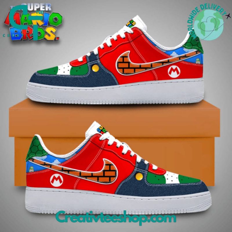 The Super Mario Bros Air Force 1 Sneaker - Creativteeshop