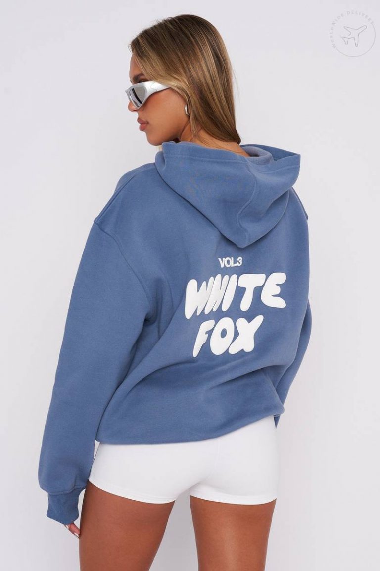 White Fox Offstage Vol 3 Ocean Blue Hoodie - Creativteeshop
