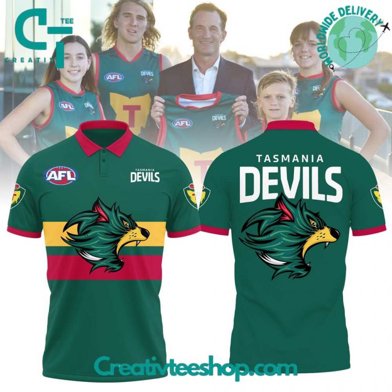 Tasmania Devils AFL Polo Shirt - Creativteeshop