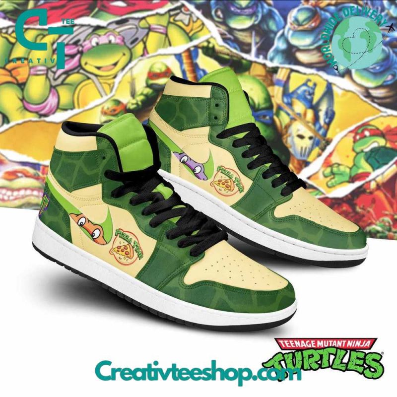 Teenage Mutant Ninja Turtles Pizza Time Air Jordan 1 Sneaker ...