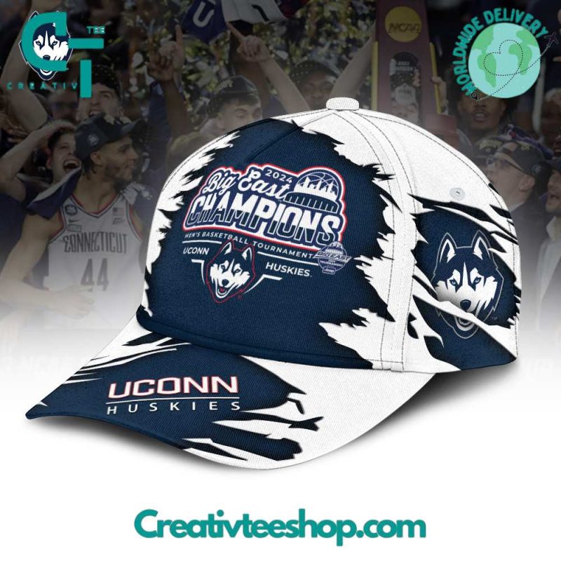 UConn Basketball Big East Champions Tournament 2024 Classic Cap ...