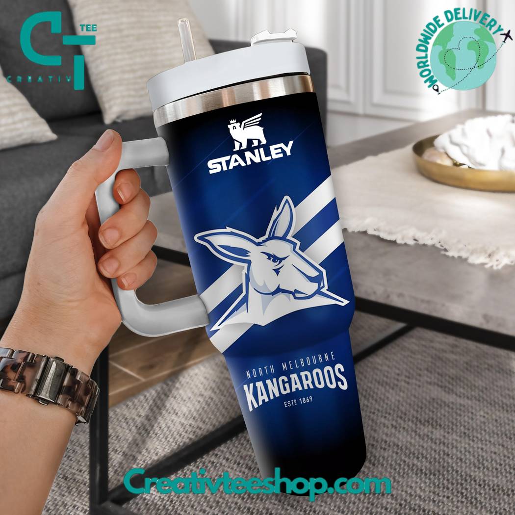 AFL North Melbourne Kangaroos Stanley Tumbler 40oz - Creativteeshop
