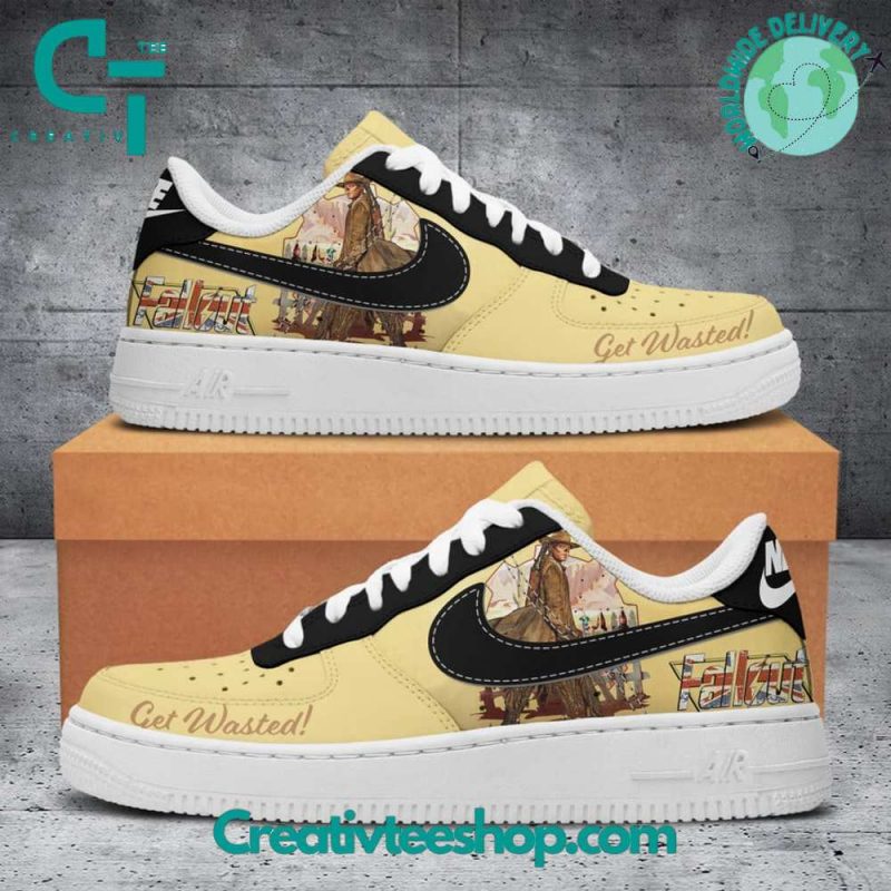 Fallout Get Wasted Air Force 1 Sneaker - Creativteeshop
