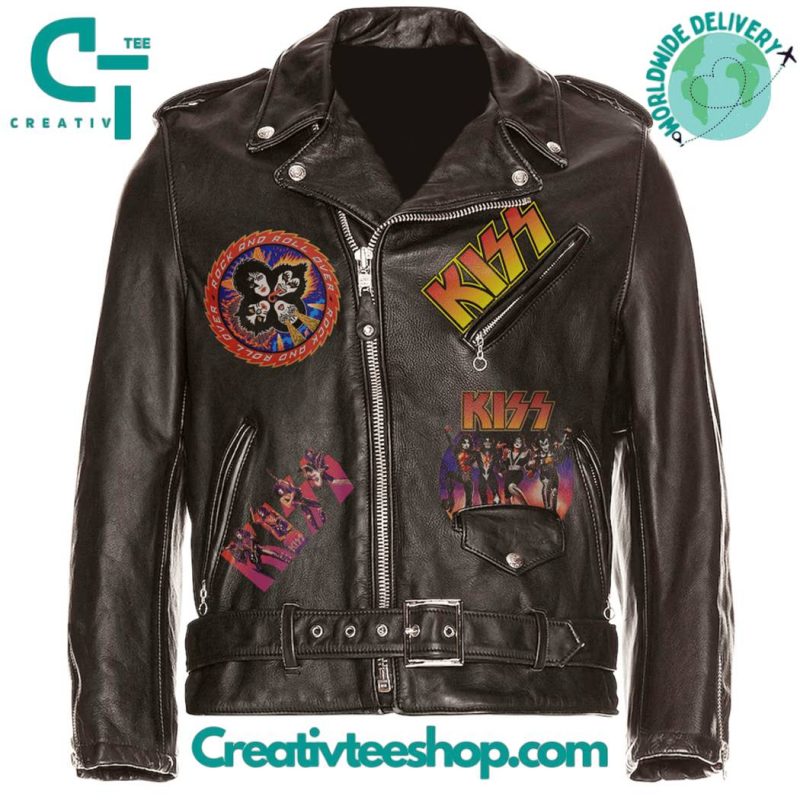 Kiss Band Leather Jacket - Creativteeshop