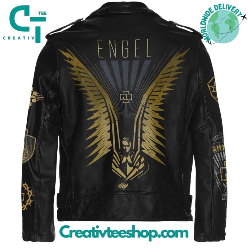 Rammstein Engel Leather Jacket - Creativteeshop