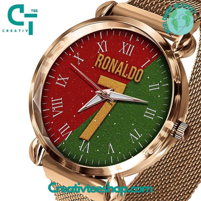 CR7 Cristiano Ronaldo Portugal Stainless Steel Watch - Creativteeshop