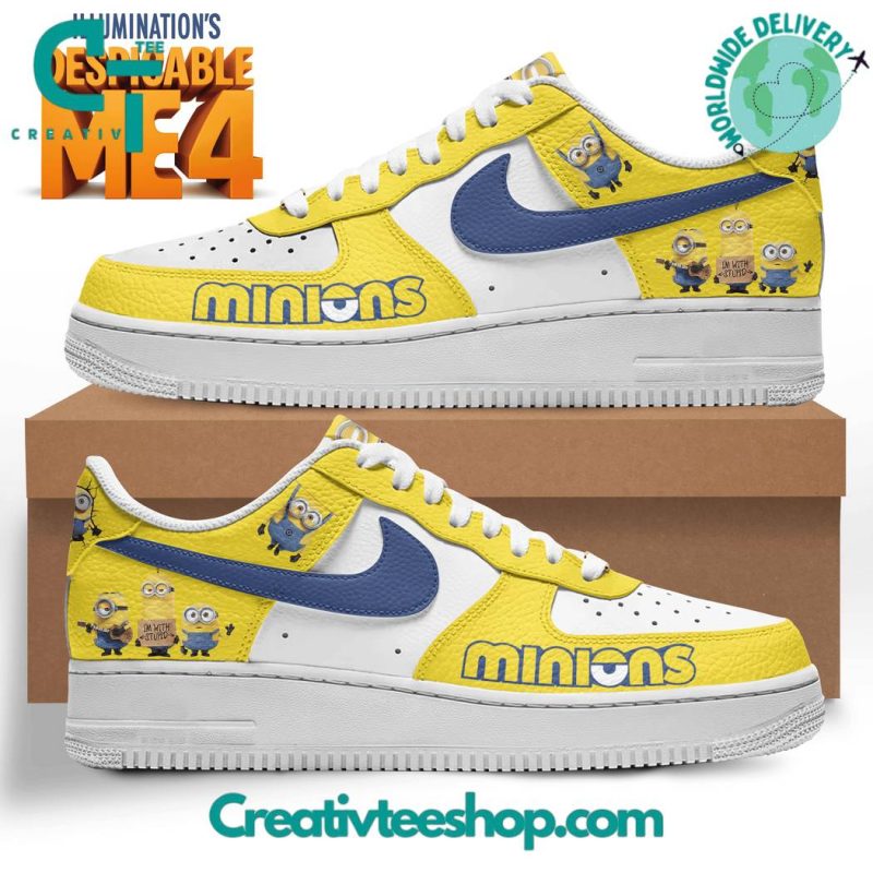 Despicable Me 4 Minions Air Force 1 Sneaker - Creativteeshop