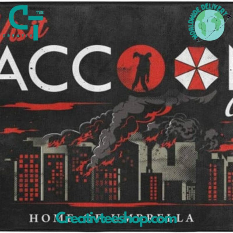 Resident Evil Visit Raccoon City Home Rug - Creativteeshop