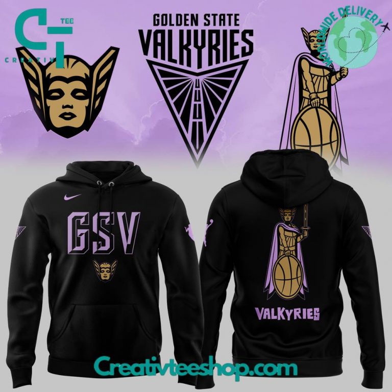 Golden State Valkyries GSV Limited Edition Black Hoodie - Creativteeshop