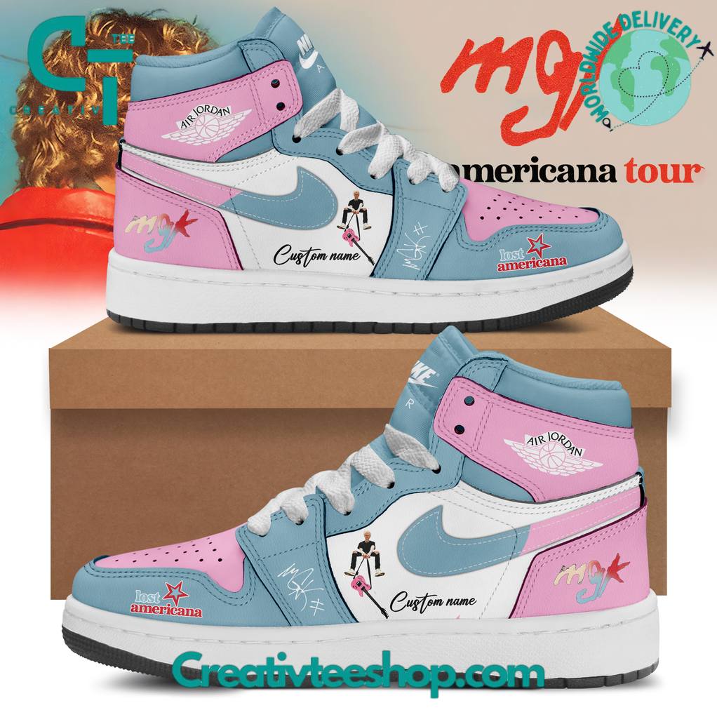 Machine Gun Kelly Lost Americana Tour Special Air Jordan 1 Sneaker ...